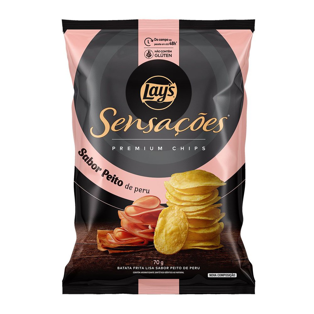 Batata Frita Lisa Peito De Peru Sensações 70G