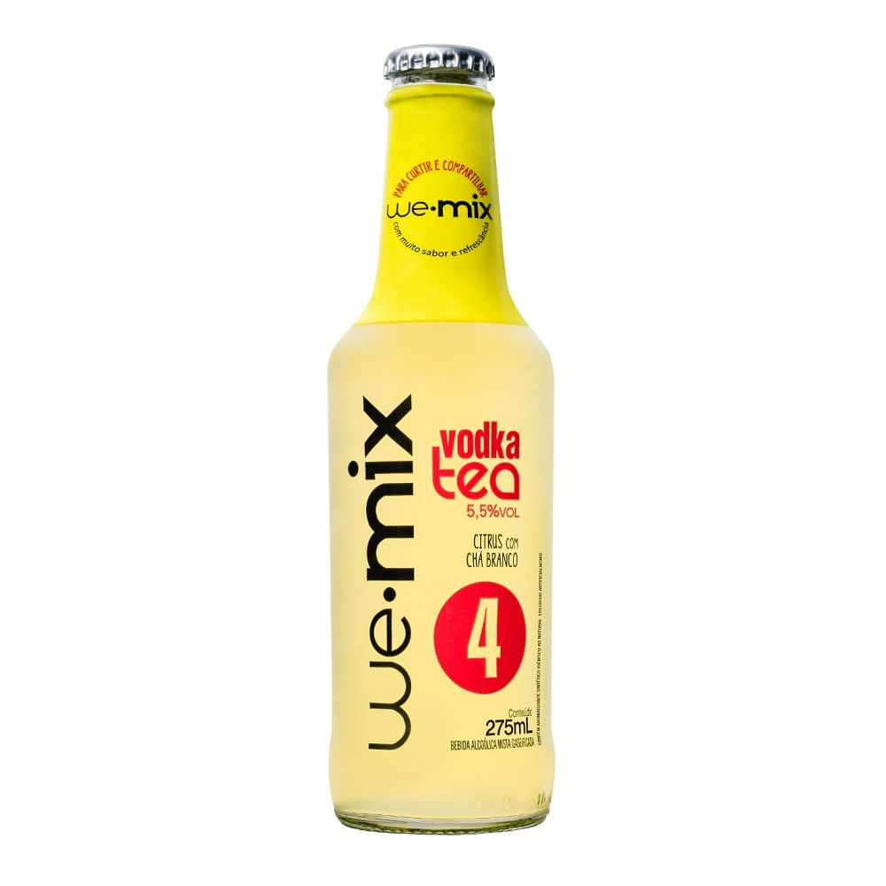 Bebida Ice We Mix long neck Citrus com Chá Branco 275ml