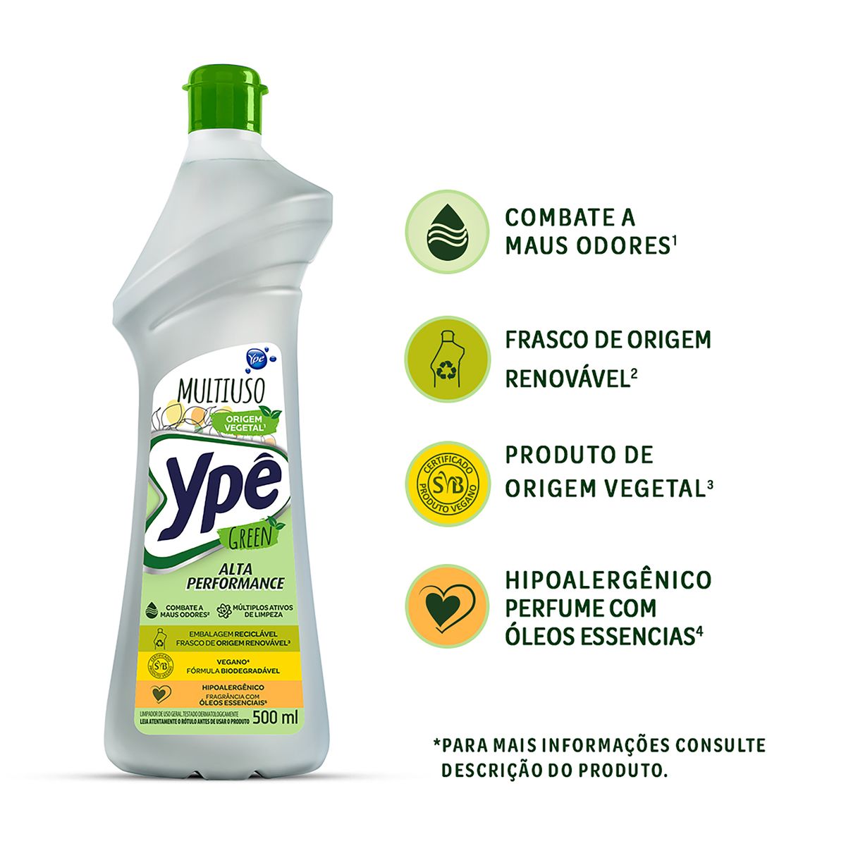 Limpador Multiuso Ypê Green 500ml