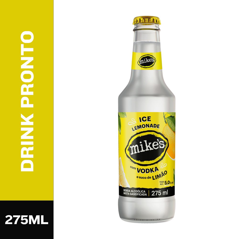 Drink Pronto Mike's Ice Limão 275ml Long Neck