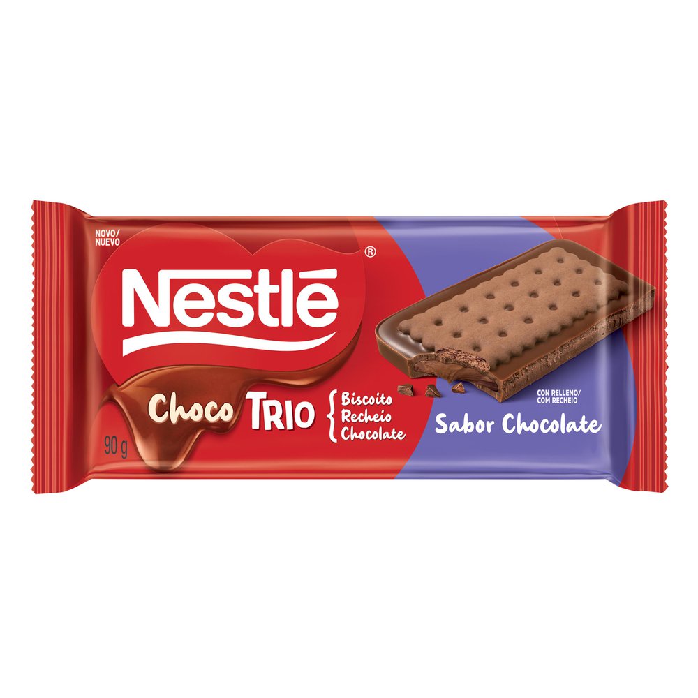 Chocolate Chocotrio NESTLÉ Chocolate 90g