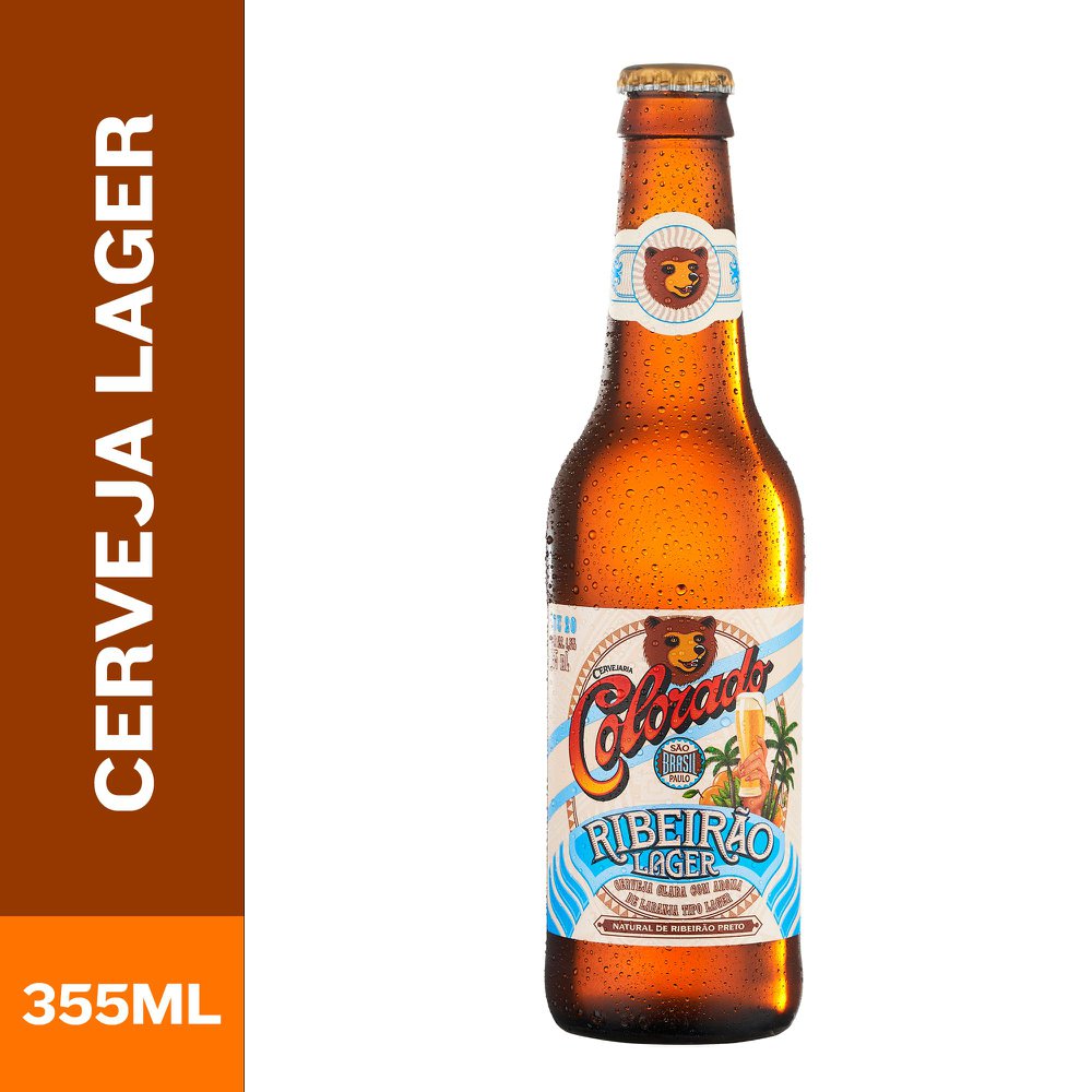 Cerveja Colorado Ribeirão Lager, 355ml, Long Neck