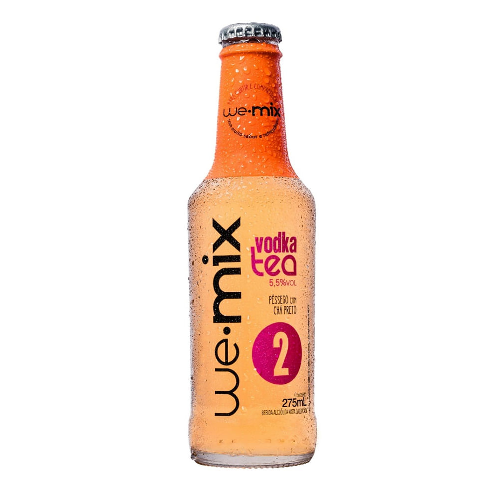Bebida Mista WeMix Pêssego Com Chá Preto 275ml
