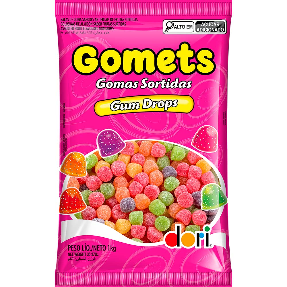 Bala Dori Gomets Gomas Sortidas 1Kg