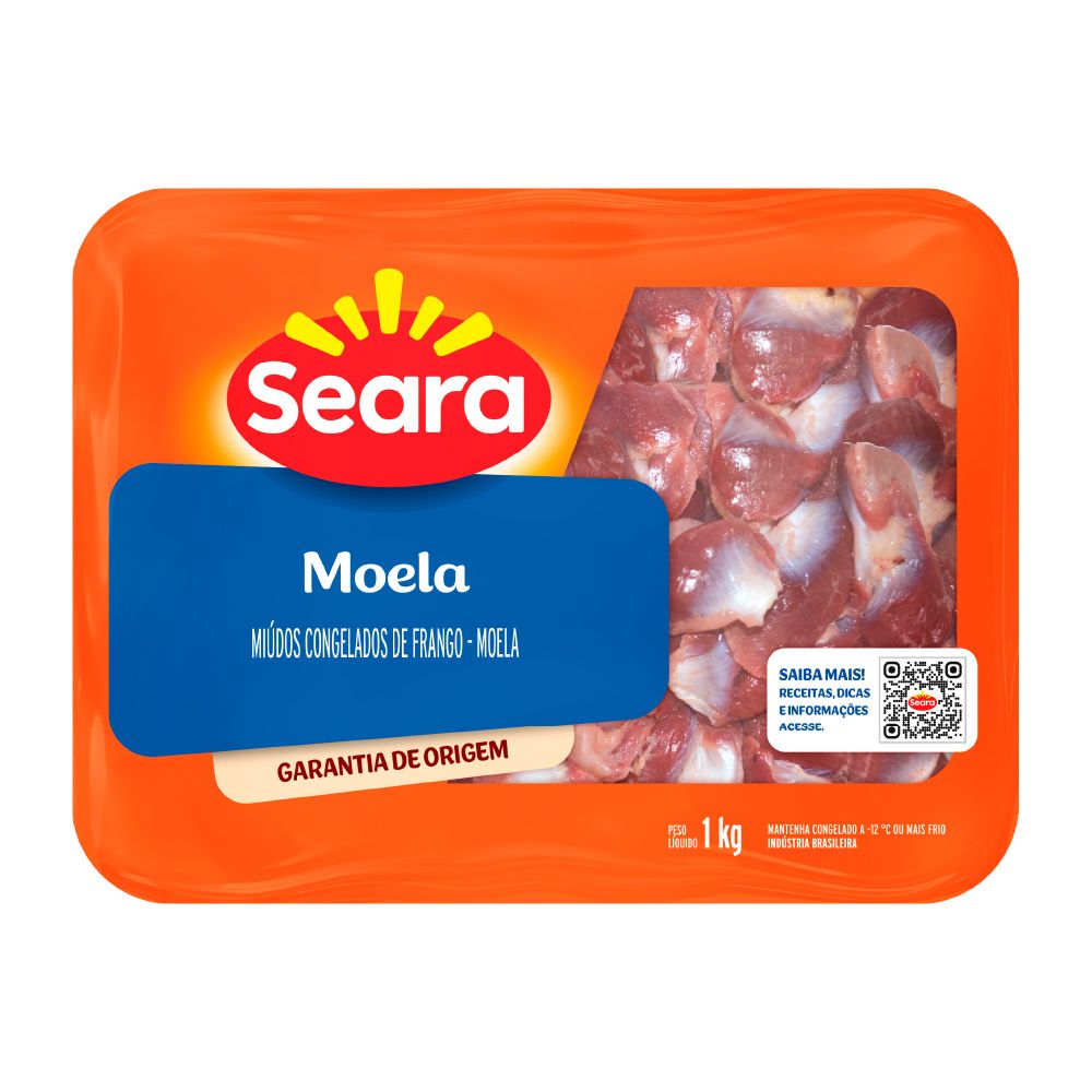 Moela de Frango Seara 1Kg Bandeja
