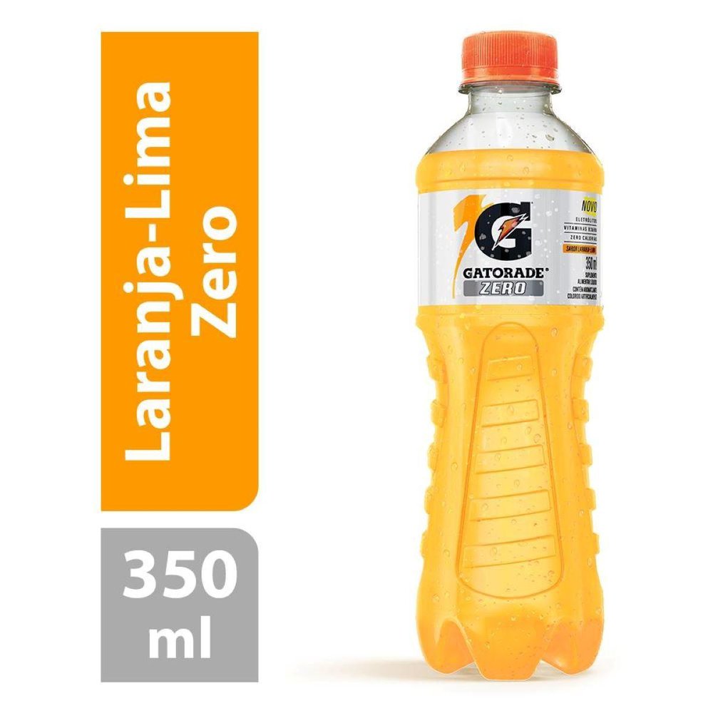 Isotônico Gatorade Zero Açúcar Laranja Garrafa 350ml