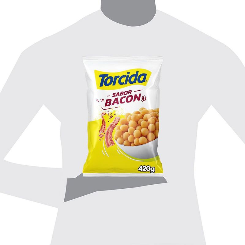 Salgadinho Torcida Bacon 420g