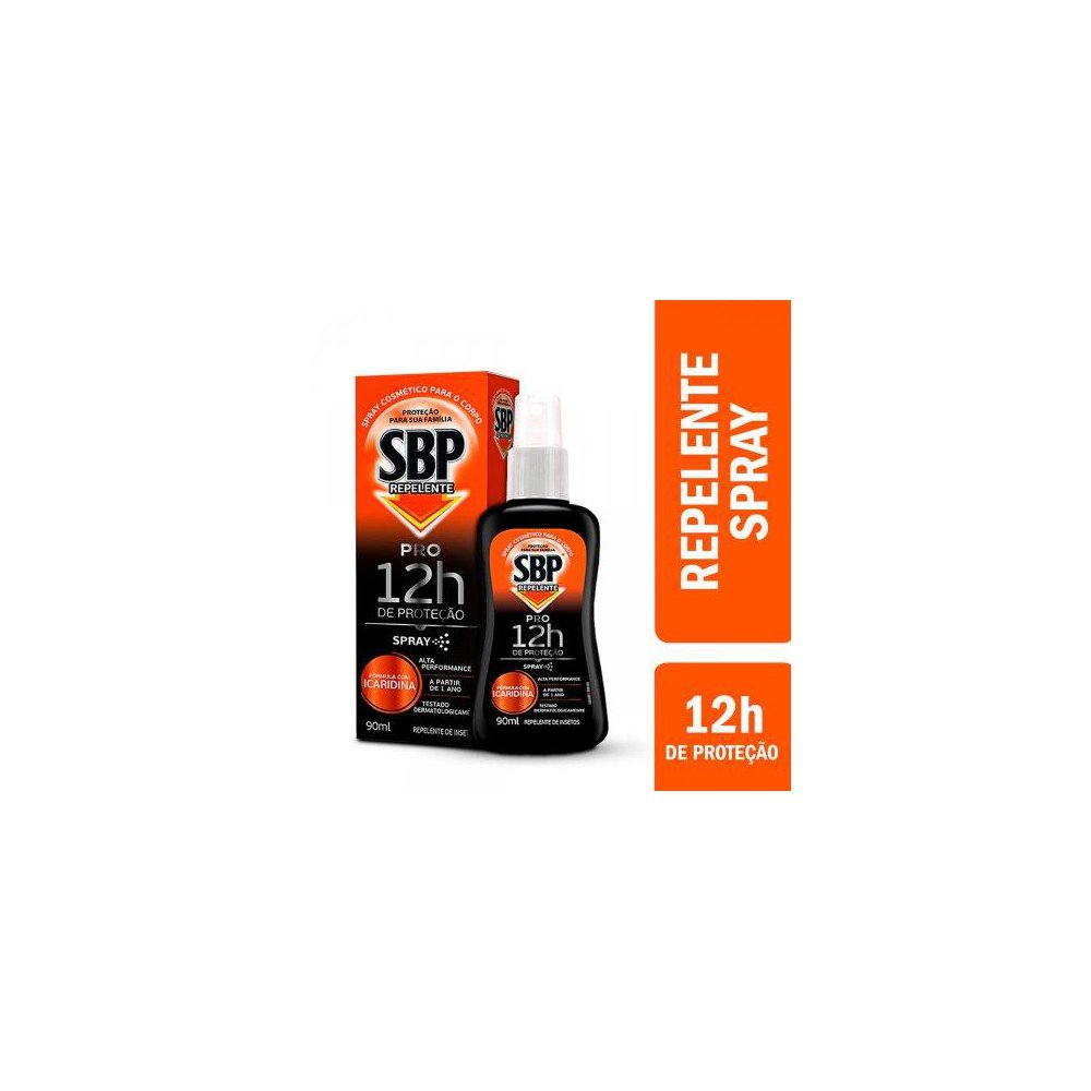 Repelente Spray SBP Pro com Icaridina 90 ml