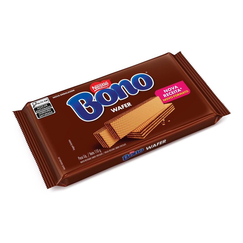 Biscoito Wafer Nestlé Bono 110g Chocolate