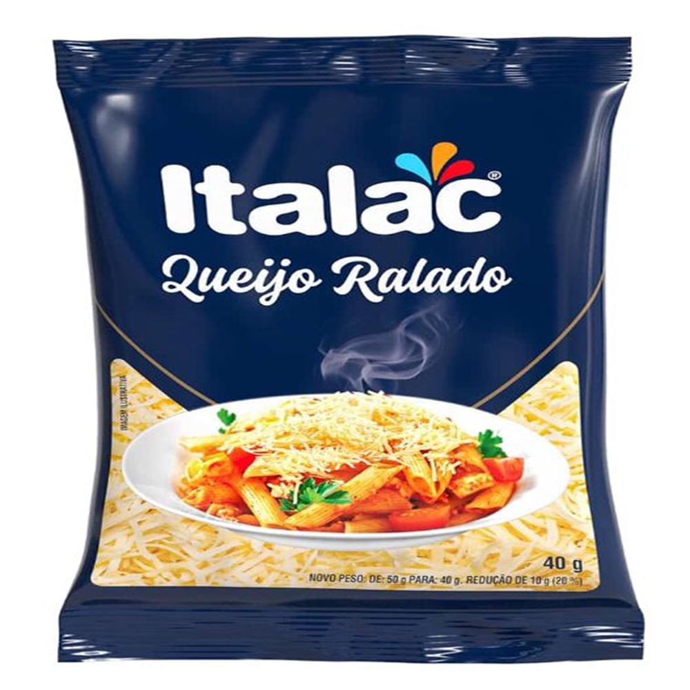 Queijo Italac 40g Ralado
