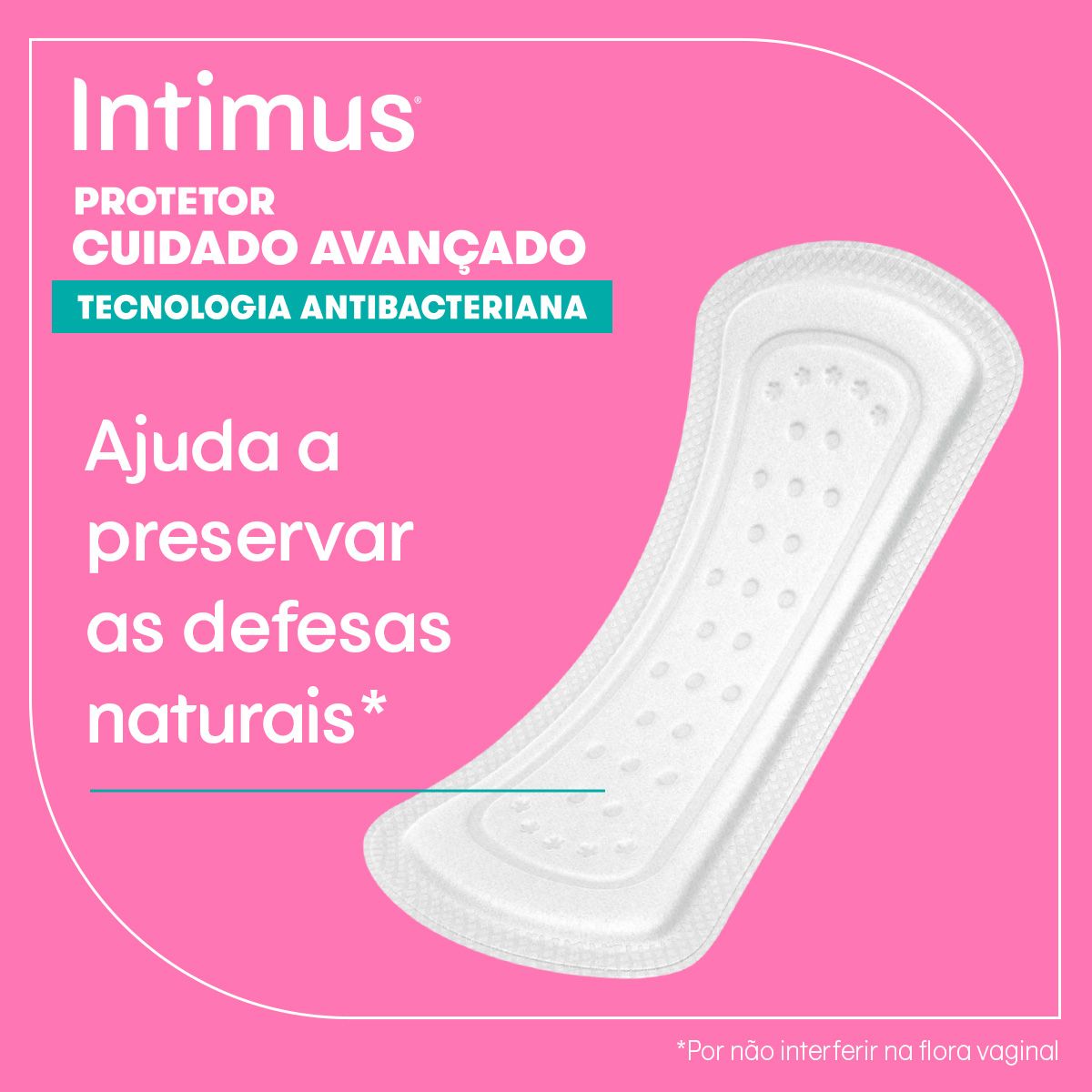Absorvente Intimus antibactericida - 80 unidades