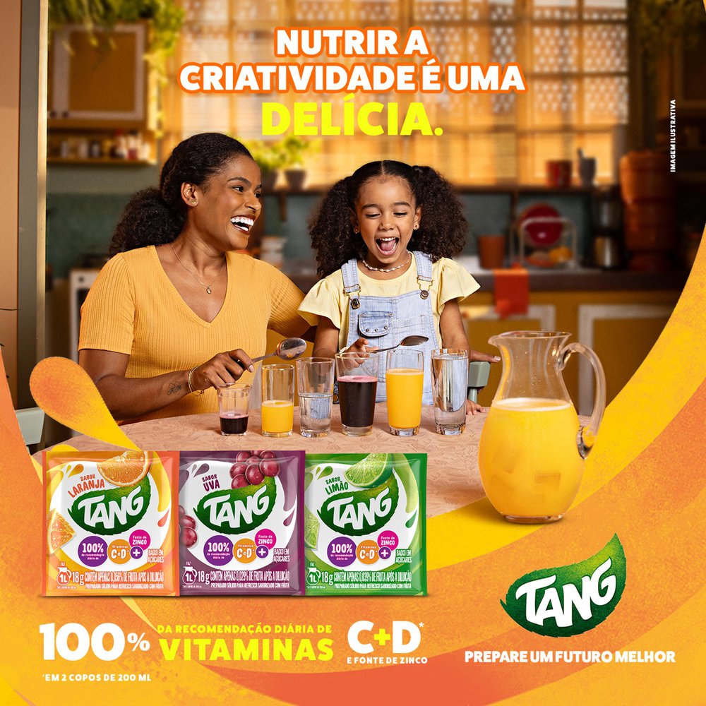 Refresco em pó Tang tangerina 18g