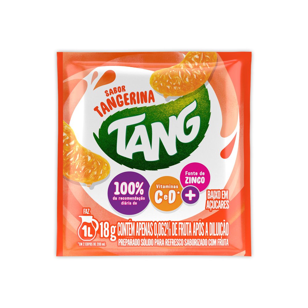 Refresco em pó Tang tangerina 18g