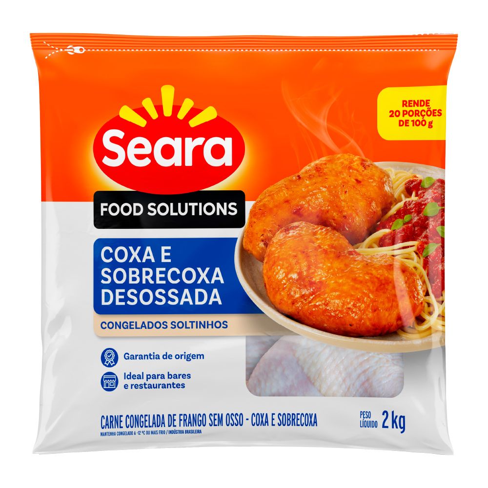 Coxa Sobrecoxa Seara Sem Osso 2kg