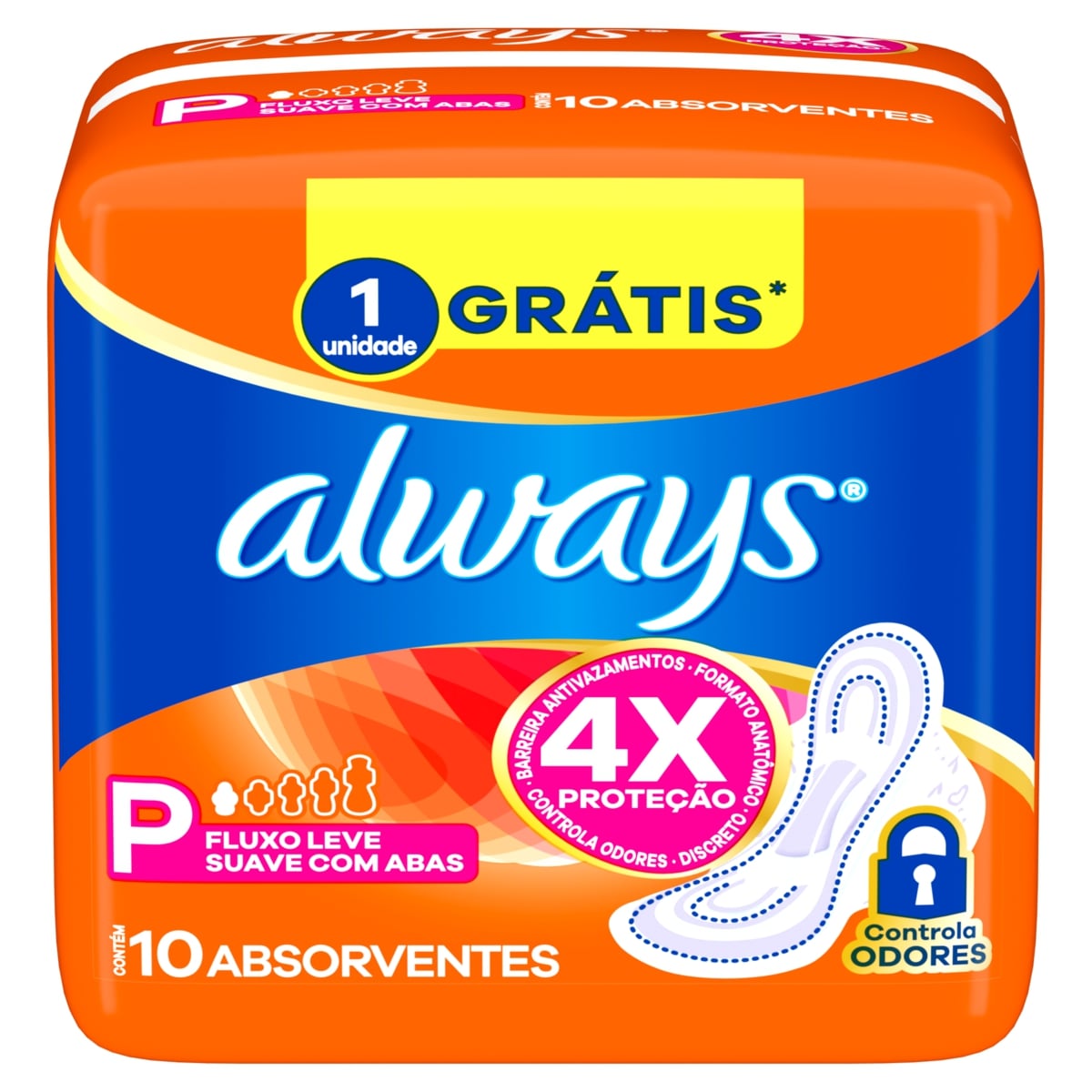 Absorvente Always Basico leve 10 Pague 9