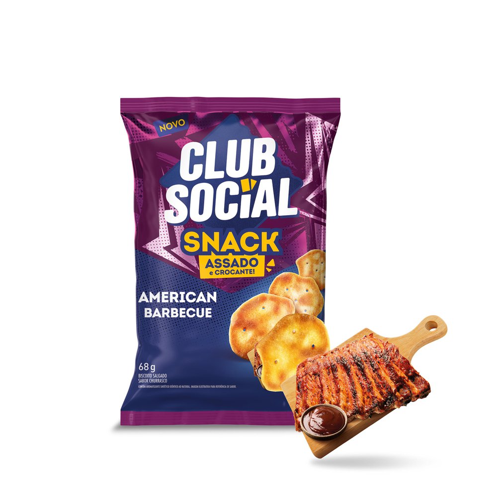 Snack Club Social American Barbecue 68g