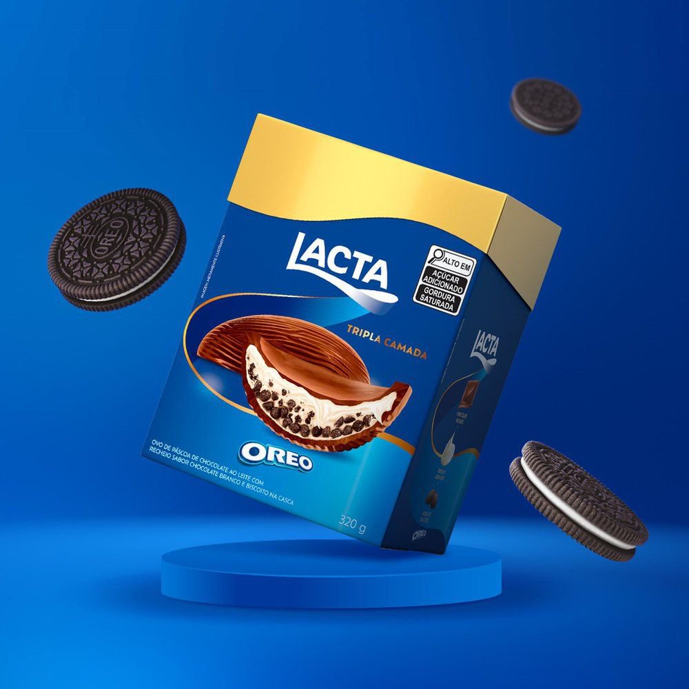 Ovo de Páscoa Tripla Camada Oreo 320g