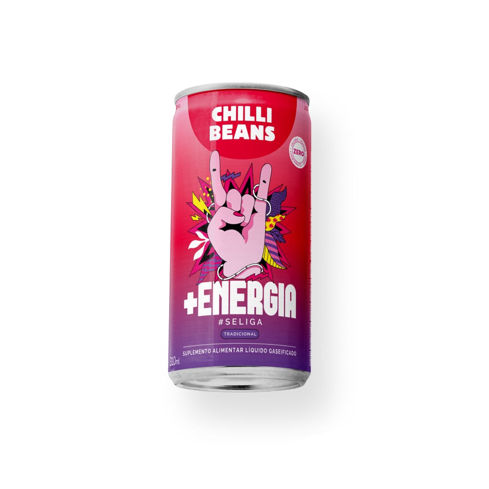 Suplemento Alimentar Chilli Beans Mais Energia Tradicional 310ml Lata