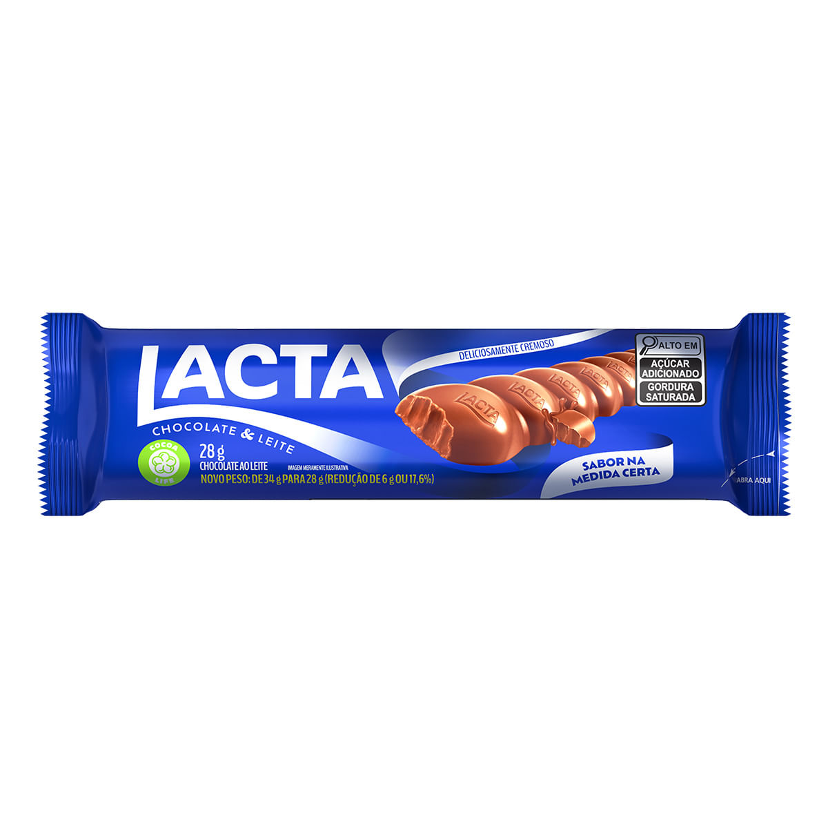 Chocolate Lacta Ao Leite 28g