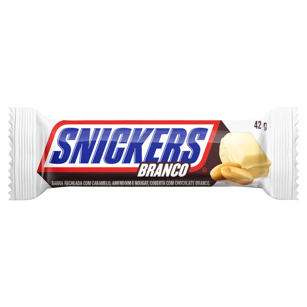 Chocolate Snickers Branco 42g