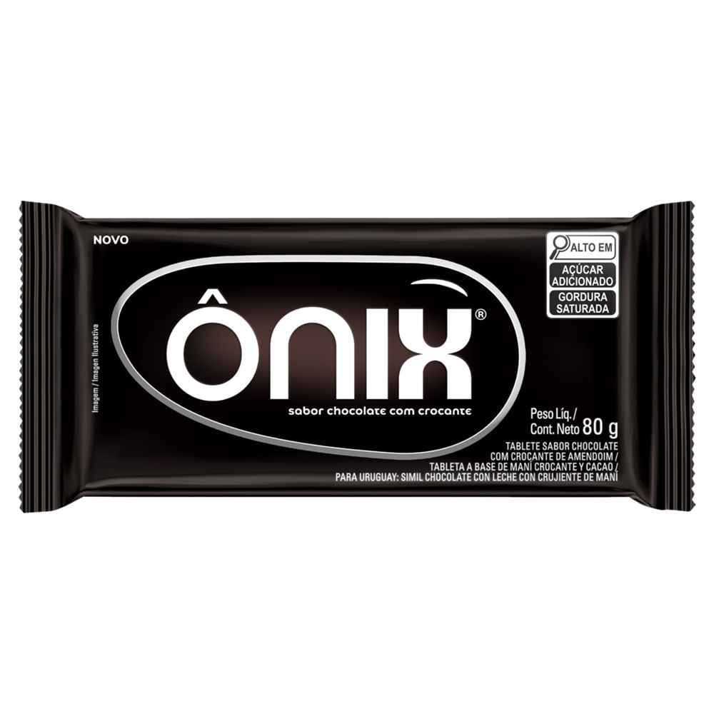 Chocolate Garoto Ônix 80g Tablete