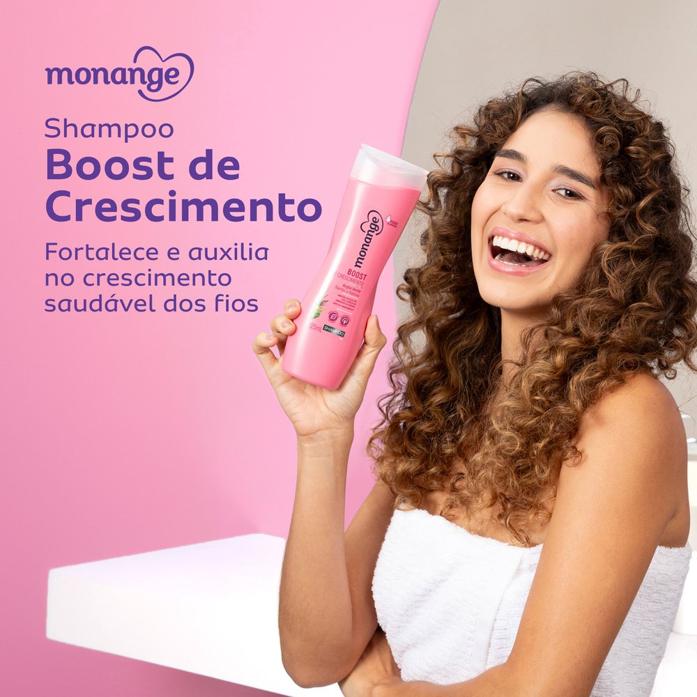 Shampoo Monange Boost De Crescimento 325ml