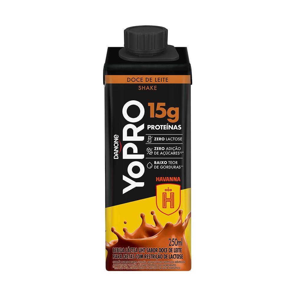 YoPRO Bebida Láctea UHT Doce de Leite Havanna 15g de proteínas 250ml