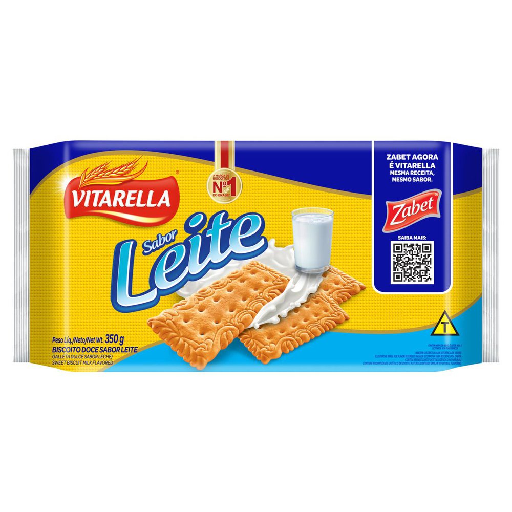 Biscoito Vitarella Leite 350g