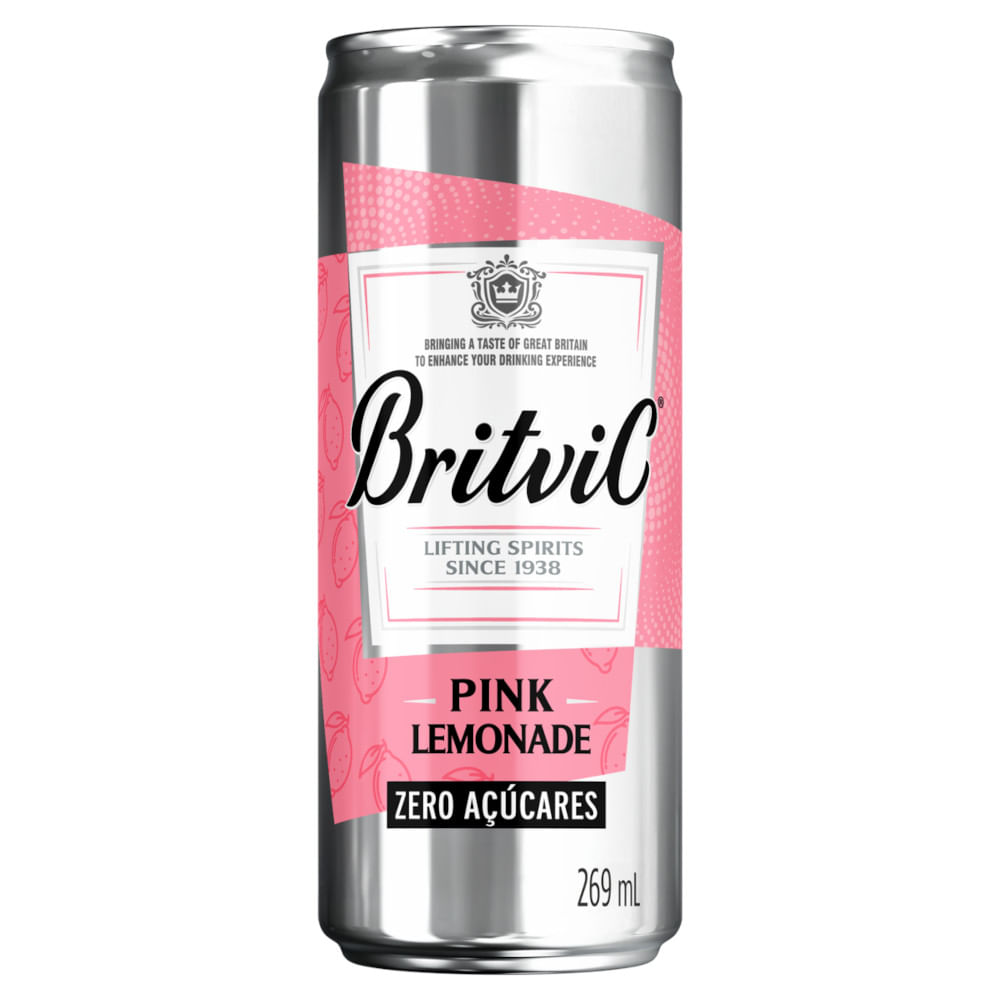 Refrigerante Britvic Pink Lemonade 269ml Lata