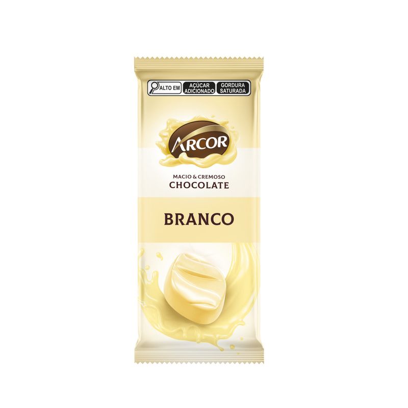 Chocolate Arcor Branco 80g