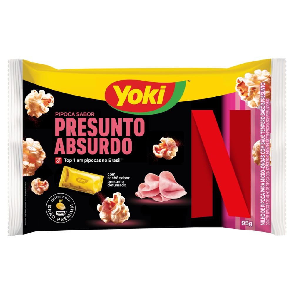 Pipoca Microondas Yoki Presunto 95g