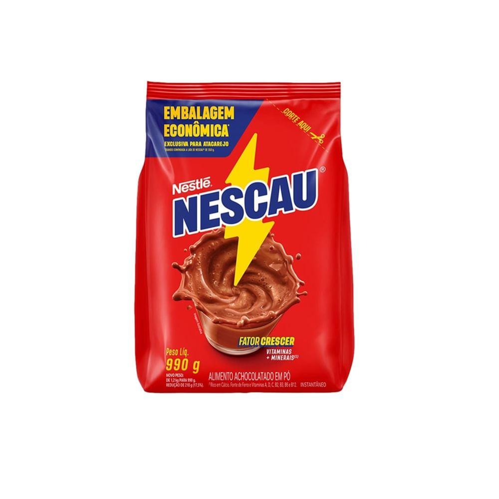 Achocolatado Pó Nescau 990g Sachê