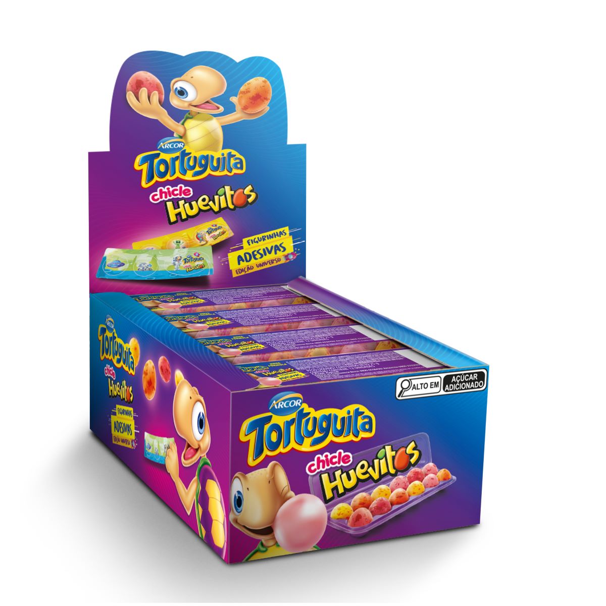Chicle Arcor Tortuguita Huevitos 300g