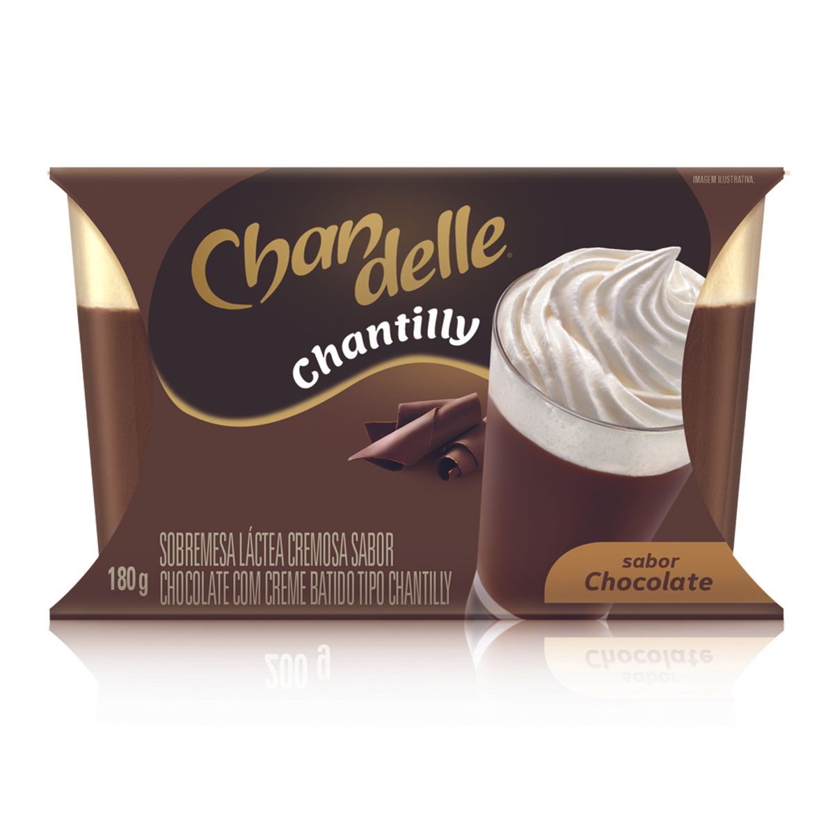 Sobremesa Chandelle Chantilly Chocolate 180g