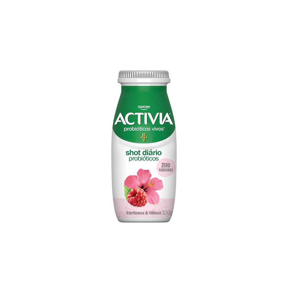 Activia Shot Probióticos Framboesa e Hibisco 100g