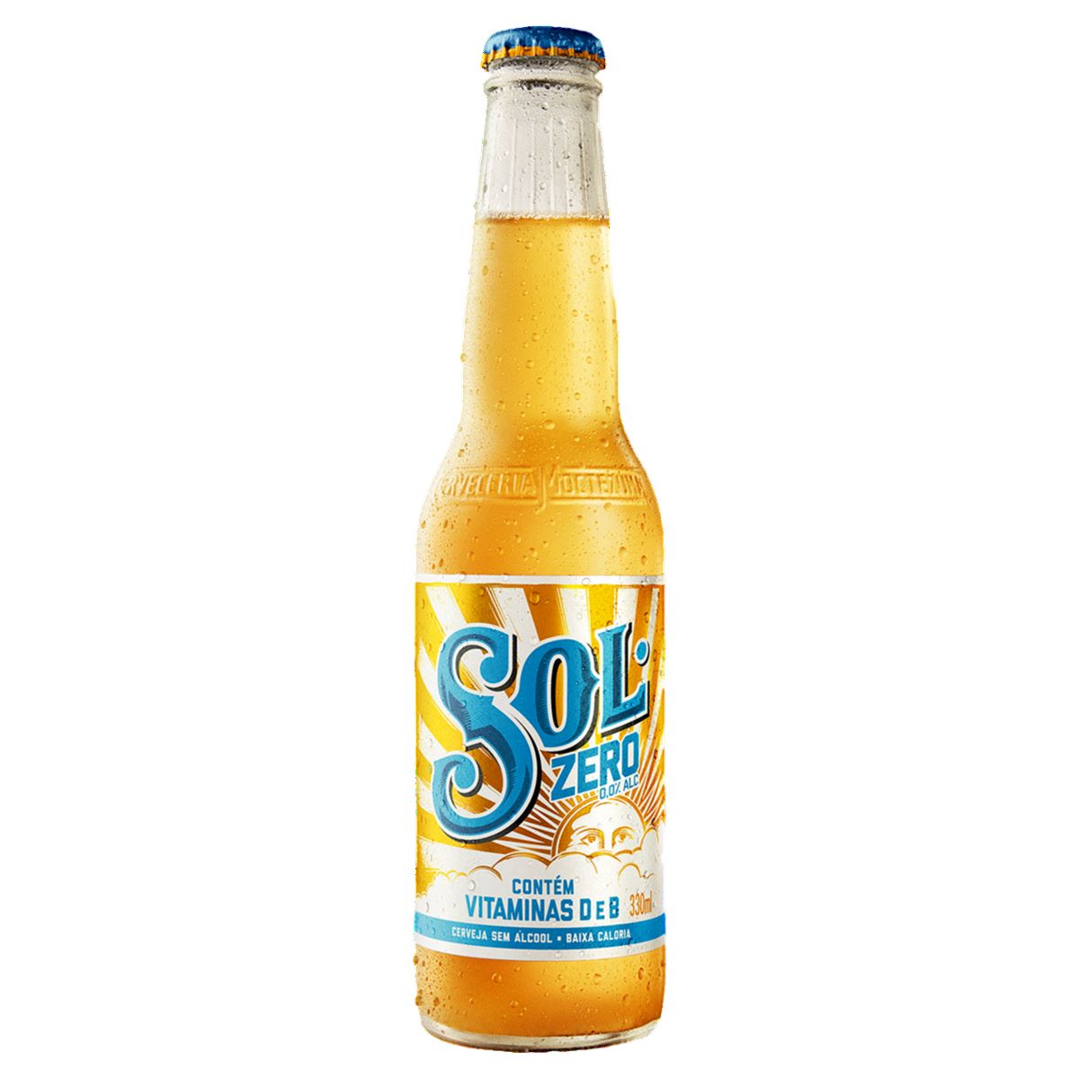 Cerveja Sol 0,0% long neck 330ml