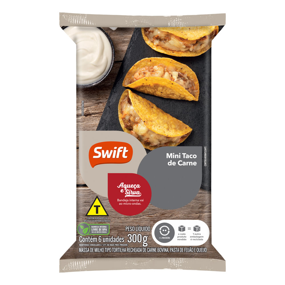 Mini Taco Carne Swift 300g