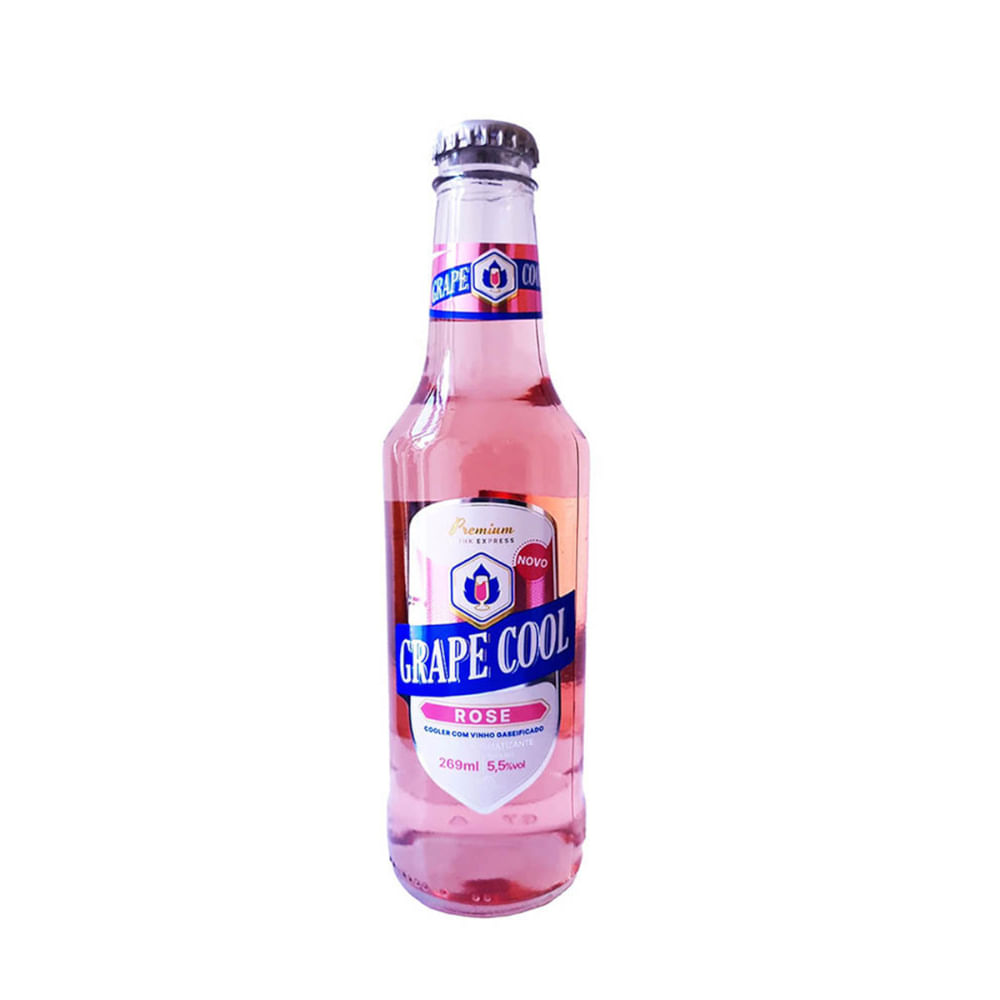 Bebida Cooler Grape Cool Rosé 269ml LN