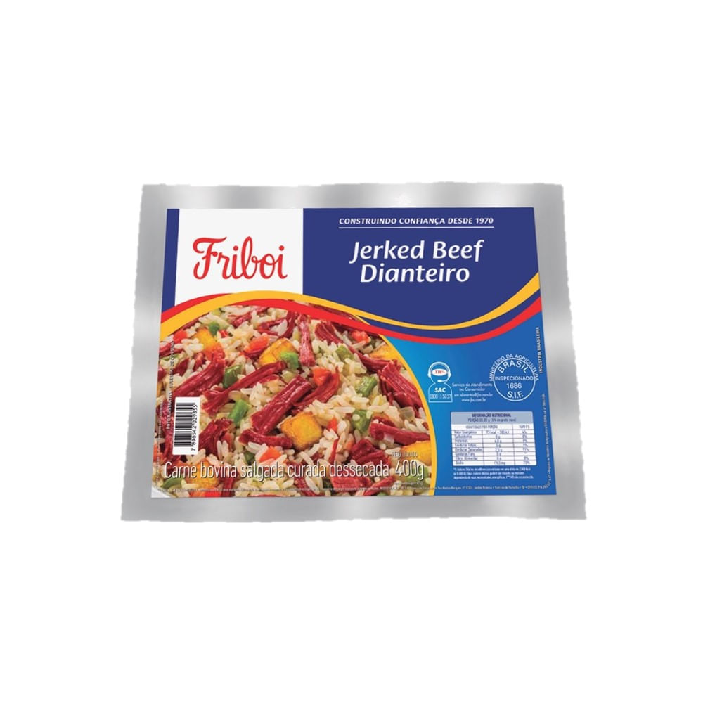 Jerked Beef Friboi 400g Dianteiro