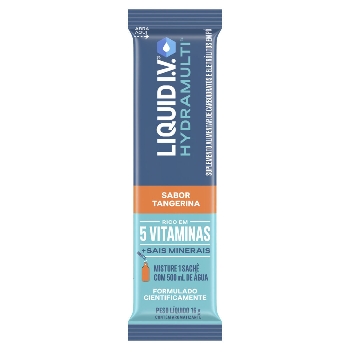 Suplemento Alimentar Pó Liquid IV Tangerina 16g