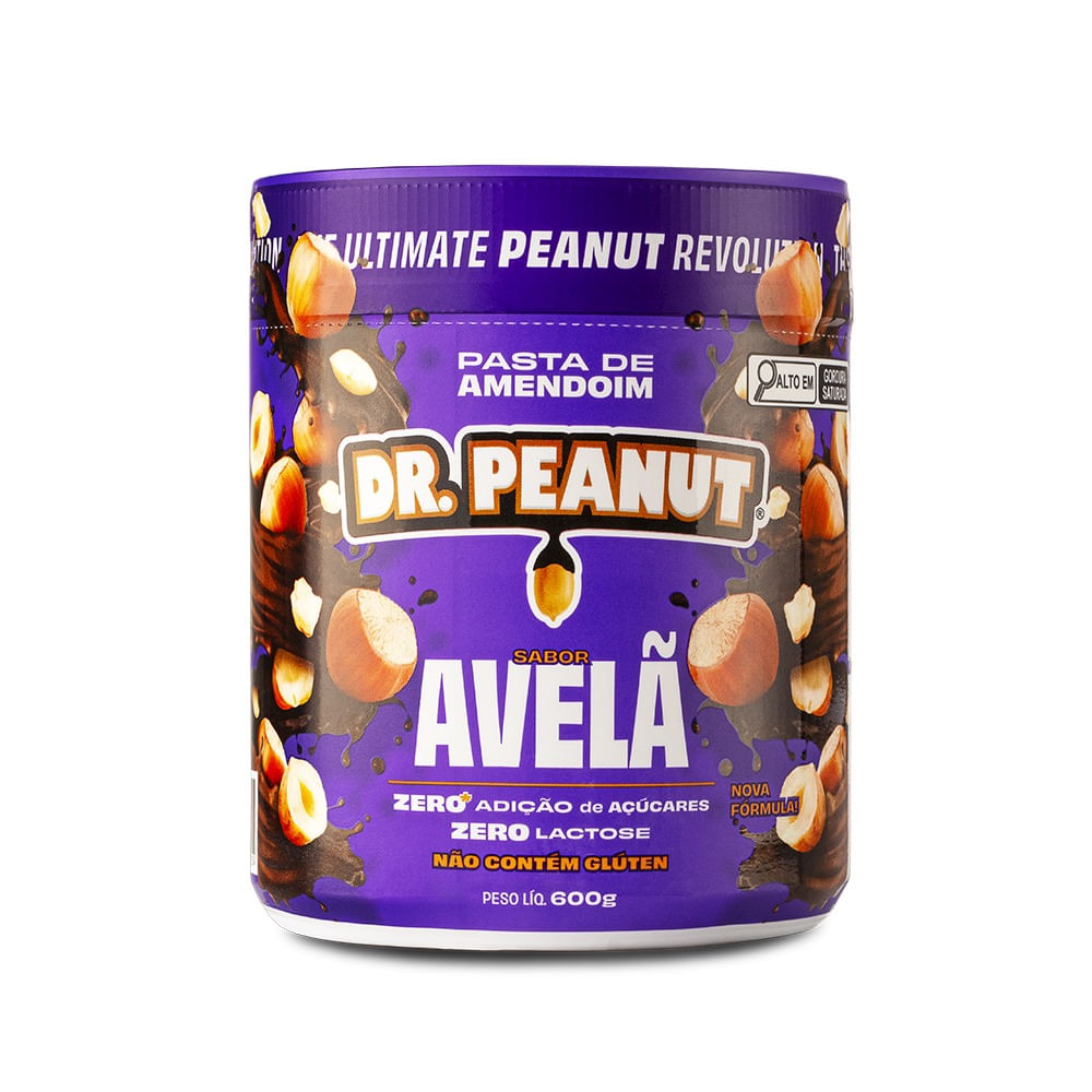 Pasta Amendoim Dr Peanut Zero Avelã 600g