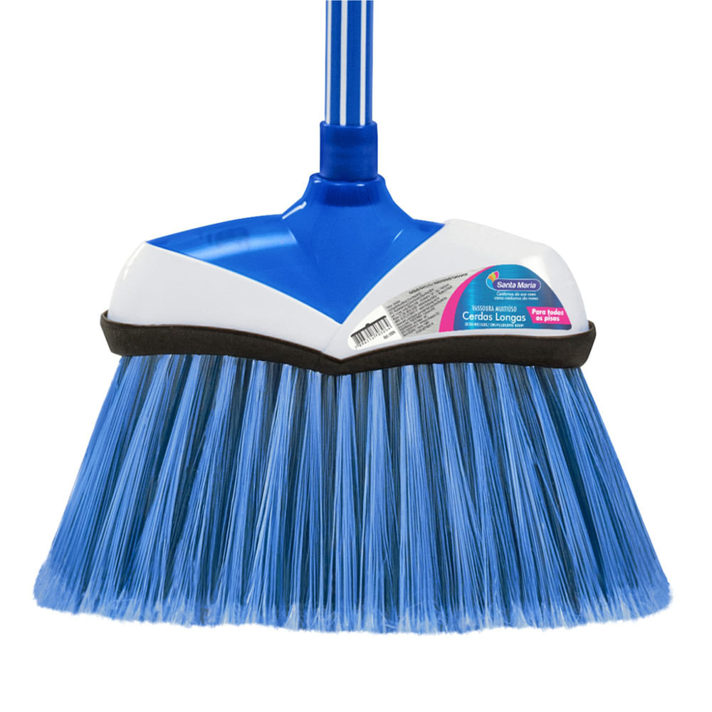 Vassoura Santa Maria Premium Multiuso Cerdas Longas