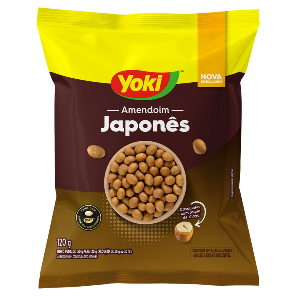 Amendoim Japonês Yoki 120g