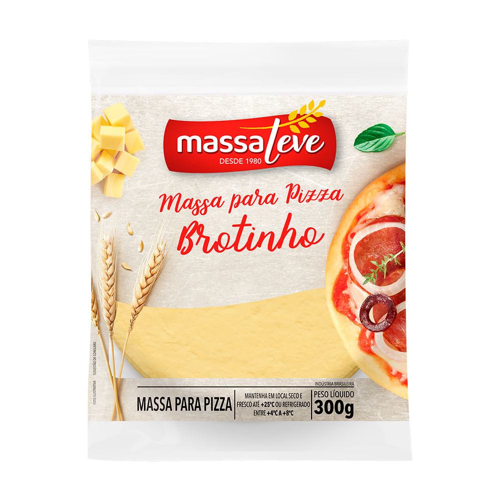 Pizza brotinho Massa Leve 300g