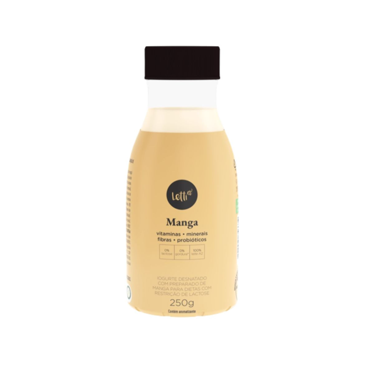 Iogurte Líquido Letti Desnatado Zero Lactose Manga 250g