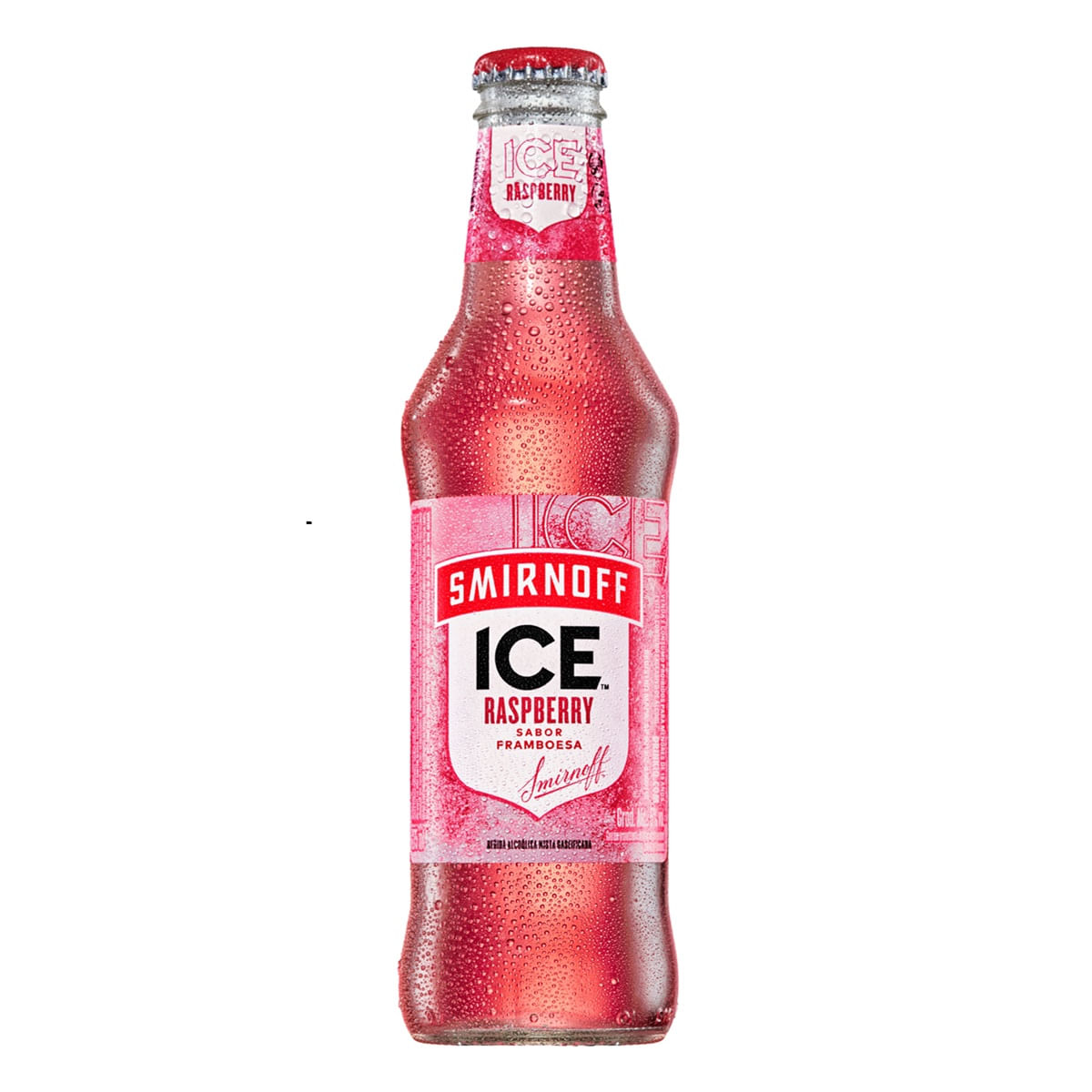 Bebida Ice Smirnoff Raspberry 275ml Long Neck
