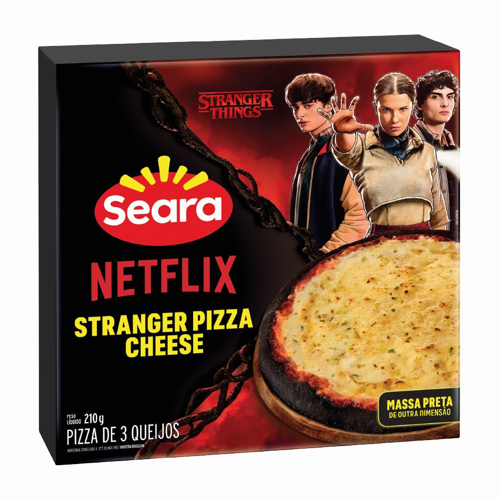 Pizza Seara Stranger 3 Queijos 210g