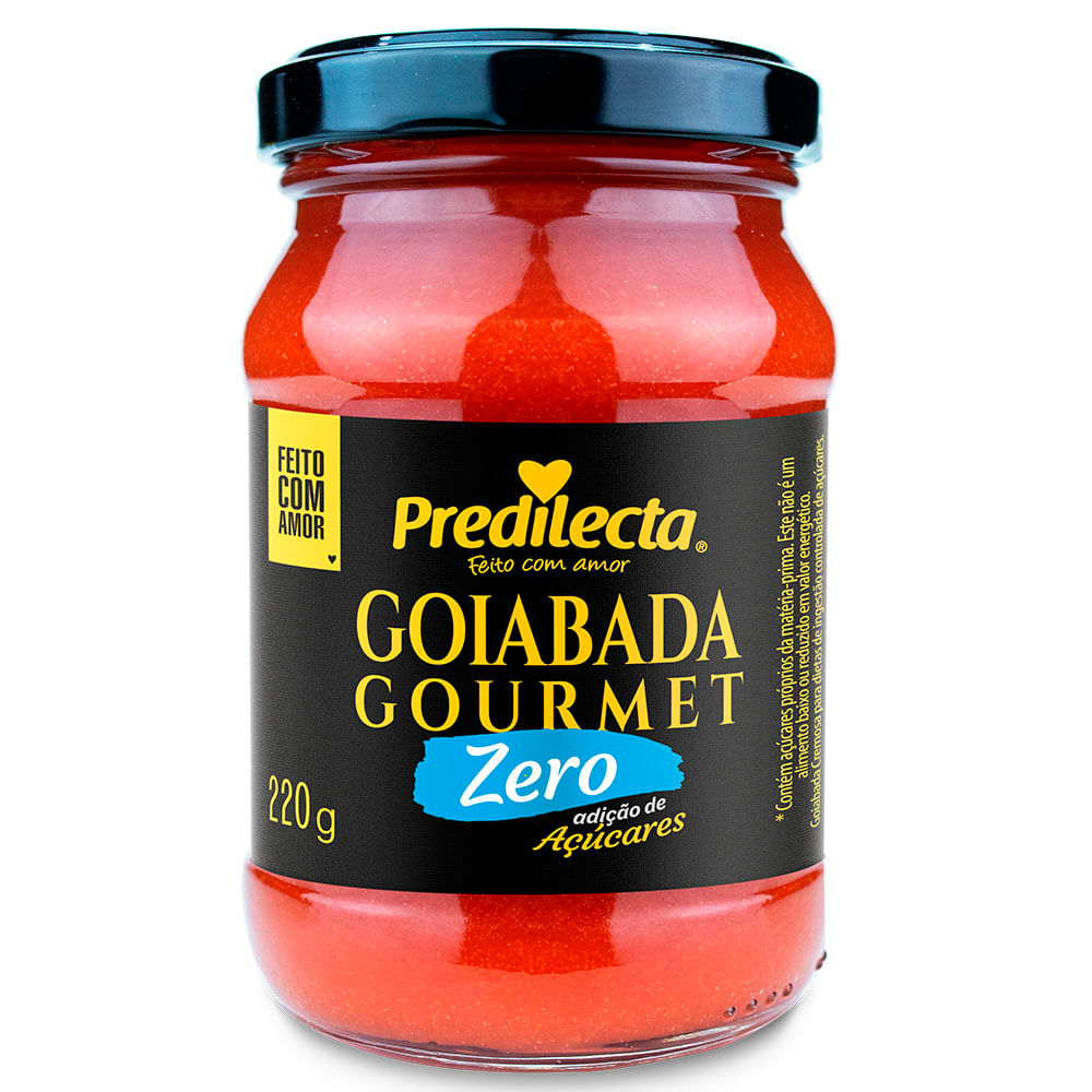 Goiabada Predilecta Gourmet Zero Açúcar 220g Vidro