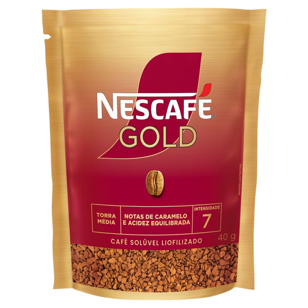 Café Solúvel Nescafé Gold Intensidade 7 Sachê 40g