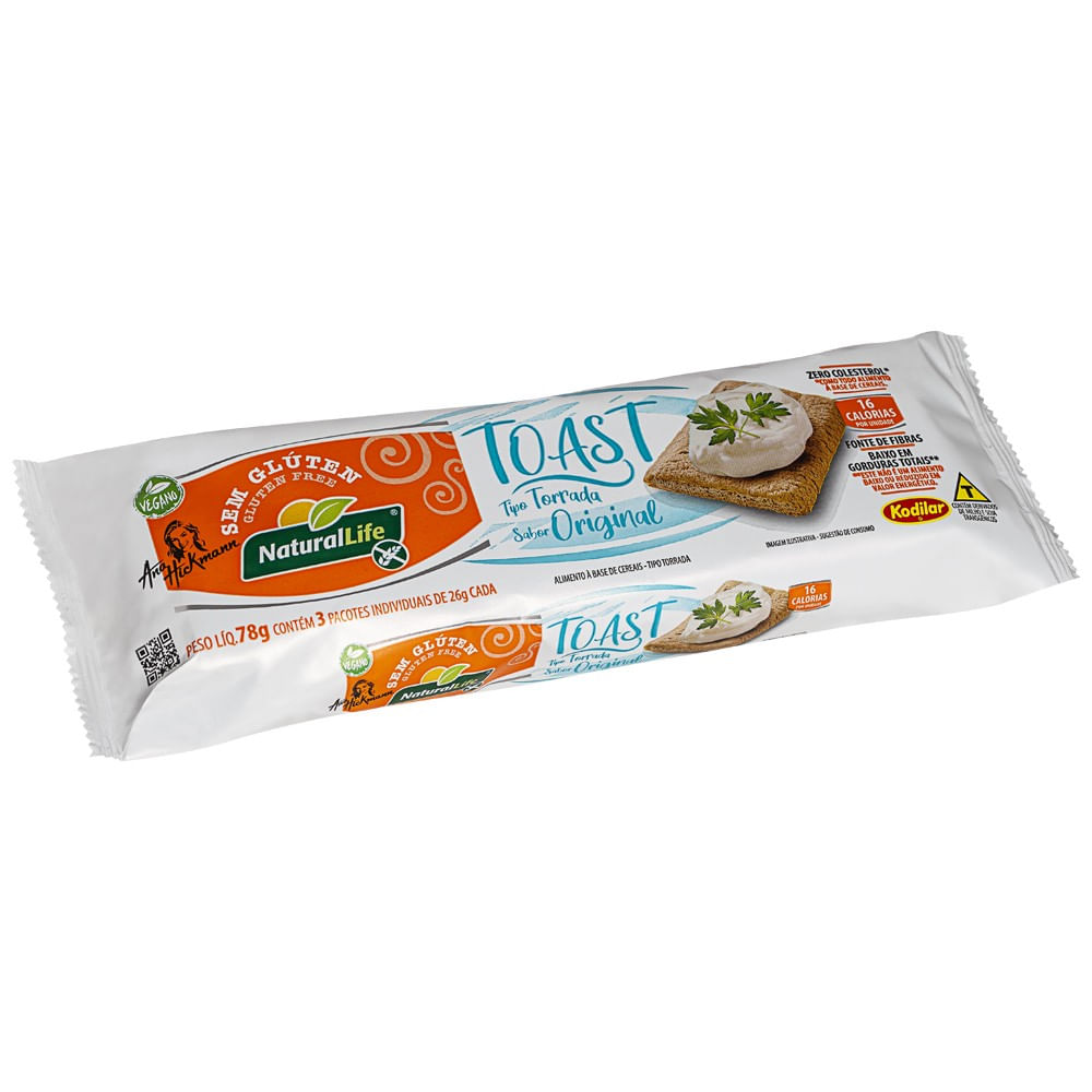 Torrada Natural Life Toast 78g Original